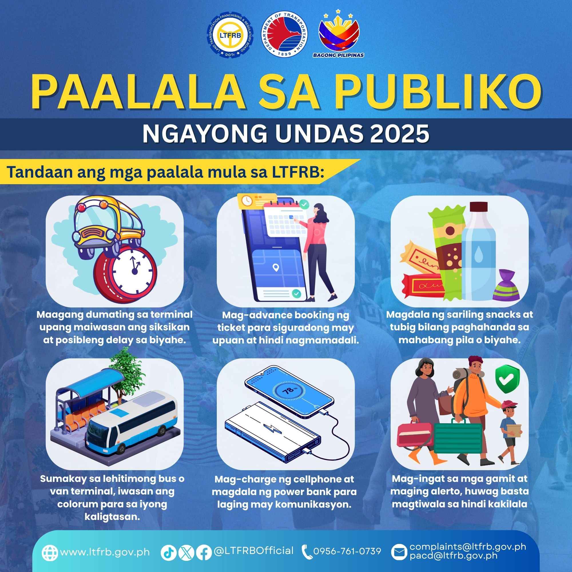 LTFRB Public Travel Advisory for Undas 2025 - Essential Safety Reminders